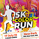 Color Run Flyer, Print Templates | GraphicRiver