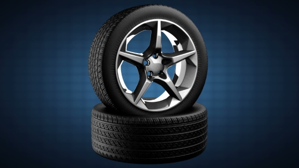 Loop Rotate Car Wheel, Motion Graphics | VideoHive