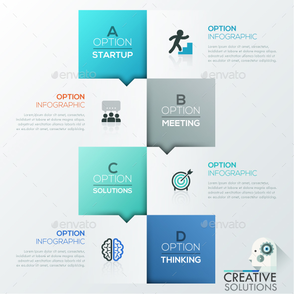 Modern Infographic Rectangle Template by Andrew_Kras | GraphicRiver