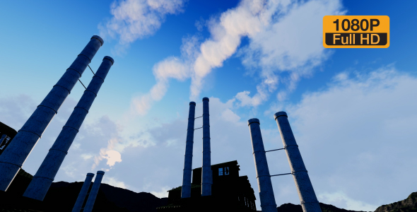 Factory and Time-lapse Clouds, Motion Graphics | VideoHive