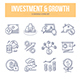 Investment & Growth Doodle Icons, Icons | GraphicRiver