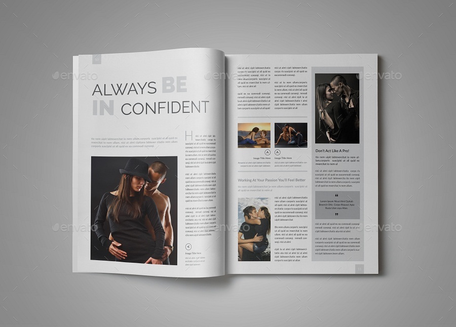 Clean & Simple Magazine Template, Print Templates | GraphicRiver