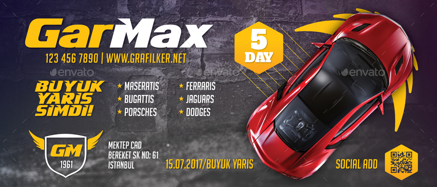 Auto Show Bundle Templates, Print Templates | GraphicRiver