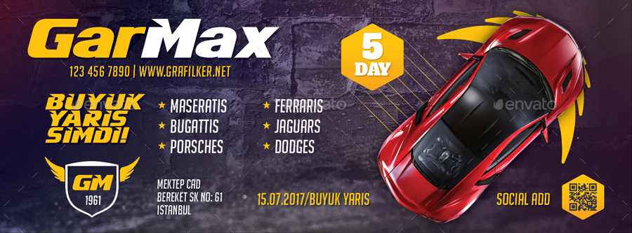 Auto Show Bundle Templates, Print Templates | GraphicRiver