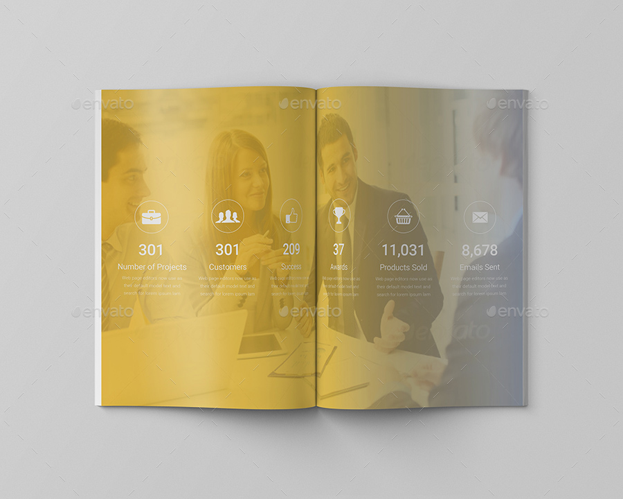 Dark Web Design Brochure, Print Templates | GraphicRiver