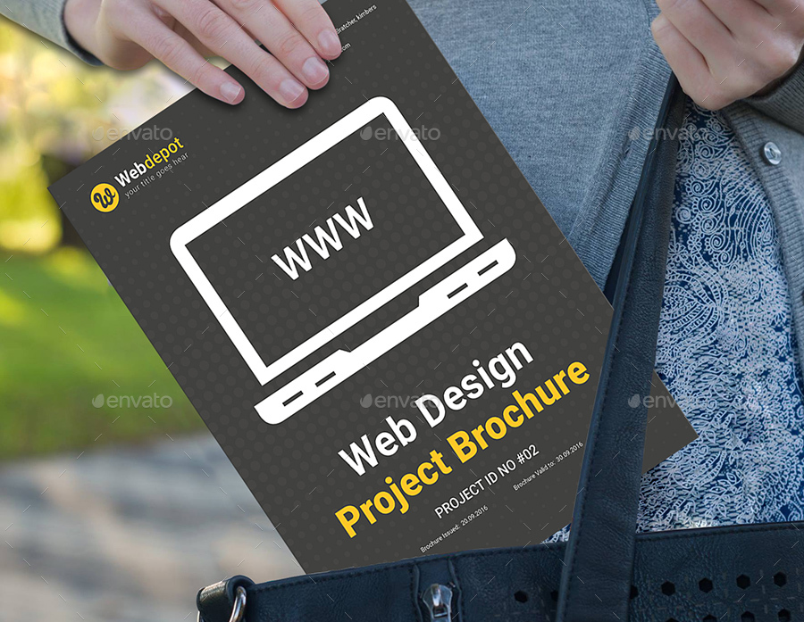 Dark Web Design Brochure, Print Templates | GraphicRiver