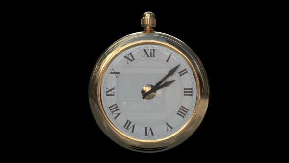 Gold Clock, Motion Graphics | VideoHive