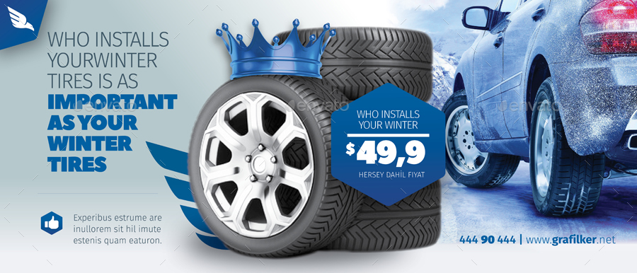 Auto Tires Bundle Templates, Print Templates | GraphicRiver