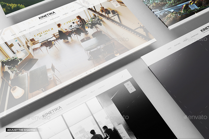 Perspective Presentation Web Mockup 03, Graphics | GraphicRiver