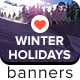 Winter Holidays Banners, Web Elements | GraphicRiver