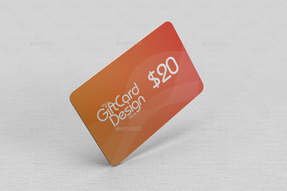 Gift Card Mock-Ups, Graphics | GraphicRiver