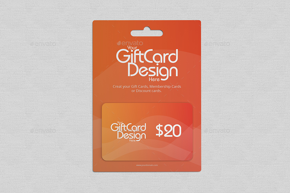 Gift Card Mock-Ups, Graphics | GraphicRiver