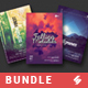 Chillout Session - Poster / Flyer Templates Bundle A3, Print Templates