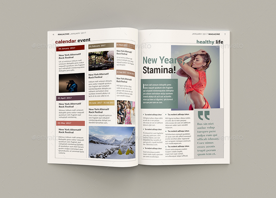 A4 Multipurpose Magazine by tripleEF | GraphicRiver