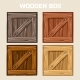 Wooden Box Game Element, Vectors | GraphicRiver
