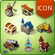 Isometric Game Icons - Medieval Buildings Set, Game Assets | GraphicRiver