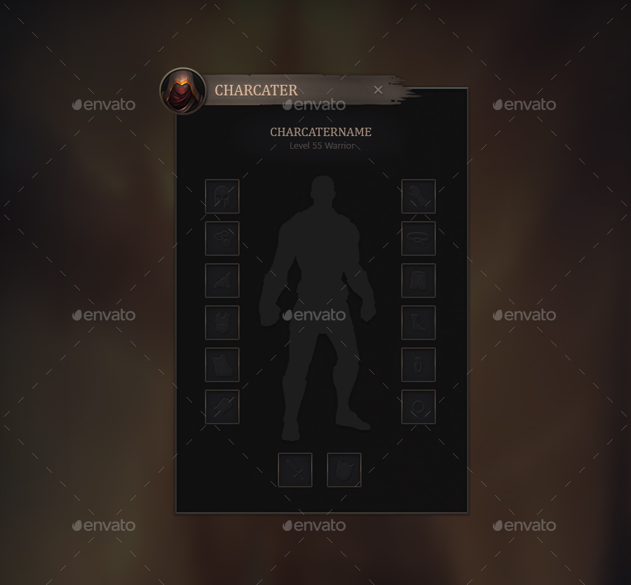 RPG & MMO Game User Interface, Game Assets | GraphicRiver