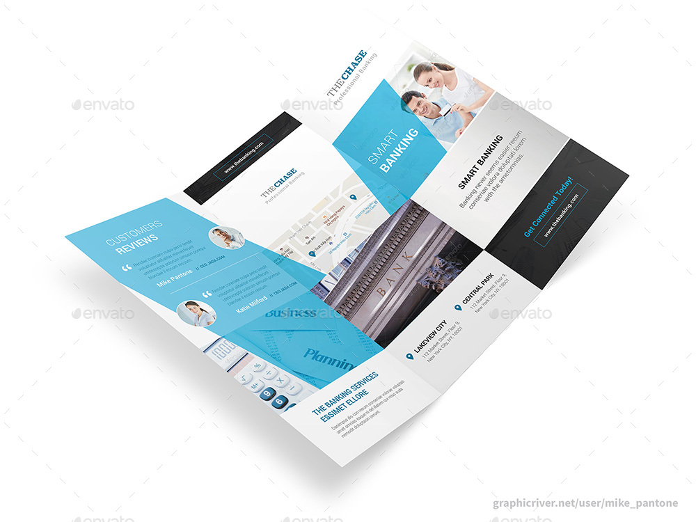 Banking Trifold Brochure, Print Templates | GraphicRiver