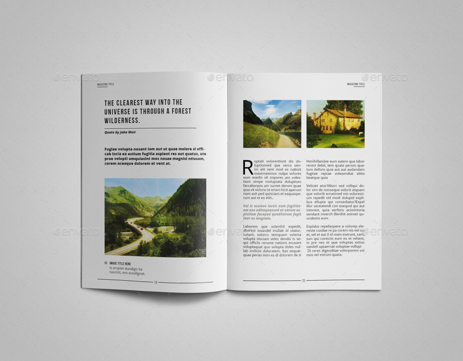 A5 Indesign Magazine Template II, Print Templates | GraphicRiver