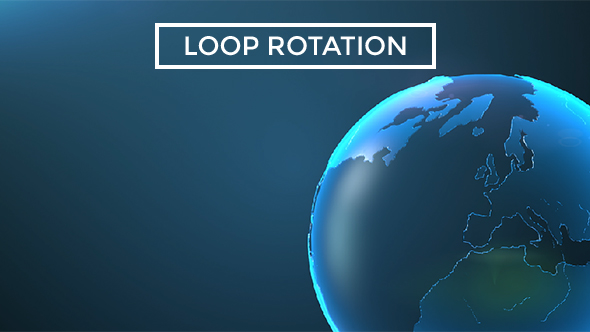 Earth Rotation Loop 5, Motion Graphics | VideoHive