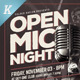 Open Mic Night Flyer Templates, Print Templates | GraphicRiver