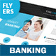 Banking Flyers – 4 Options, Print Templates | GraphicRiver