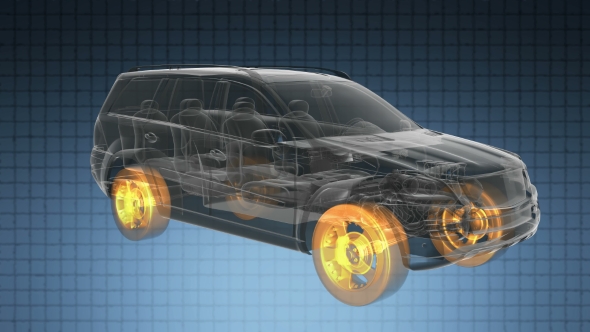 Loop Car Rotate, Motion Graphics | VideoHive