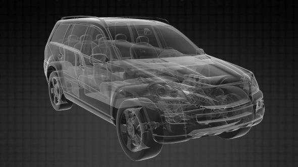 Transparent Car Rotate, Motion Graphics | VideoHive