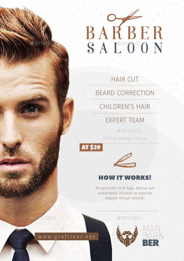 Barber Saloon Bundle Templates, Print Templates | GraphicRiver