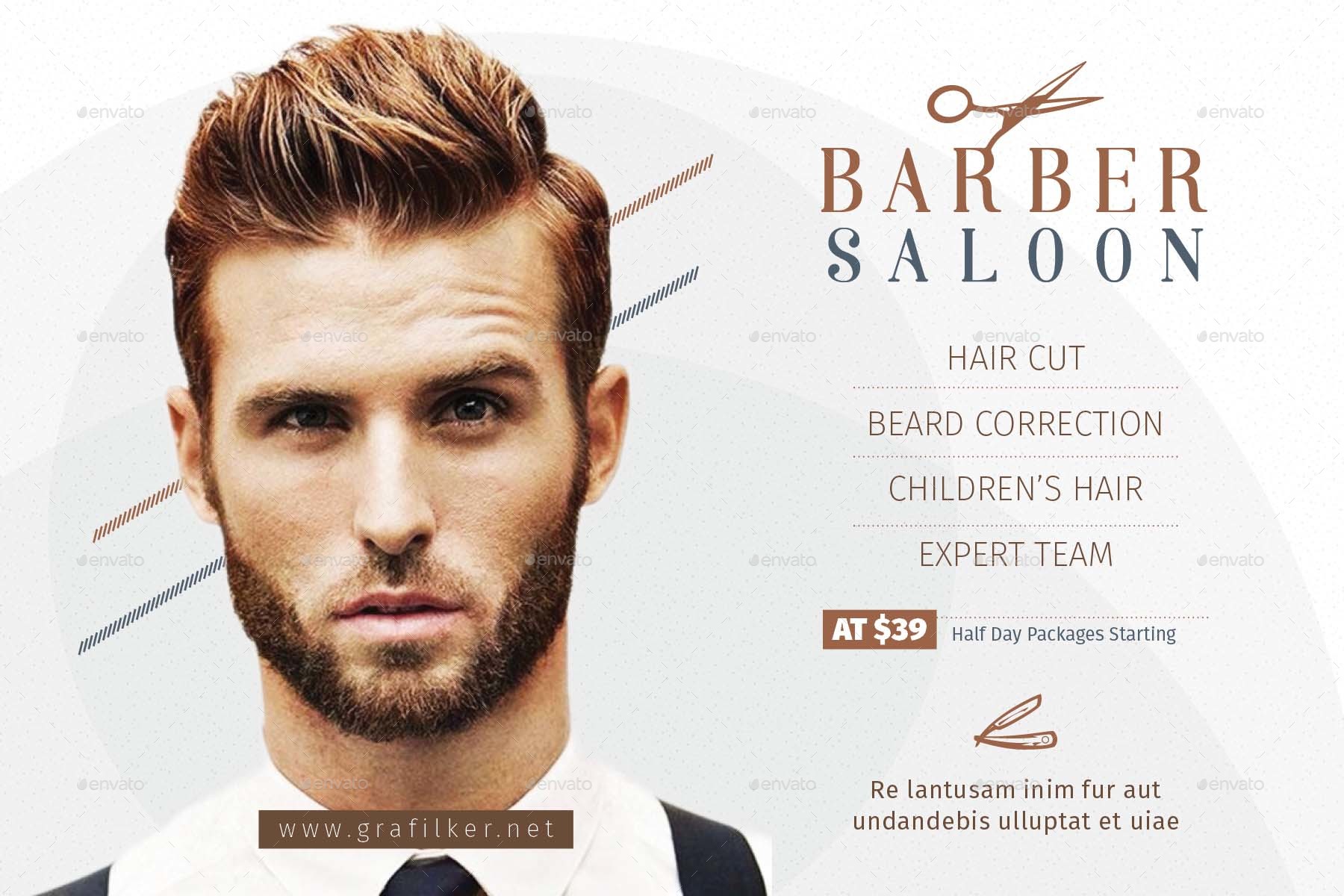 Barber Saloon Bundle Templates, Print Templates | GraphicRiver