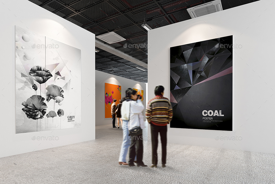 Gallery Poster MockUp ( Vol 2), Graphics | GraphicRiver