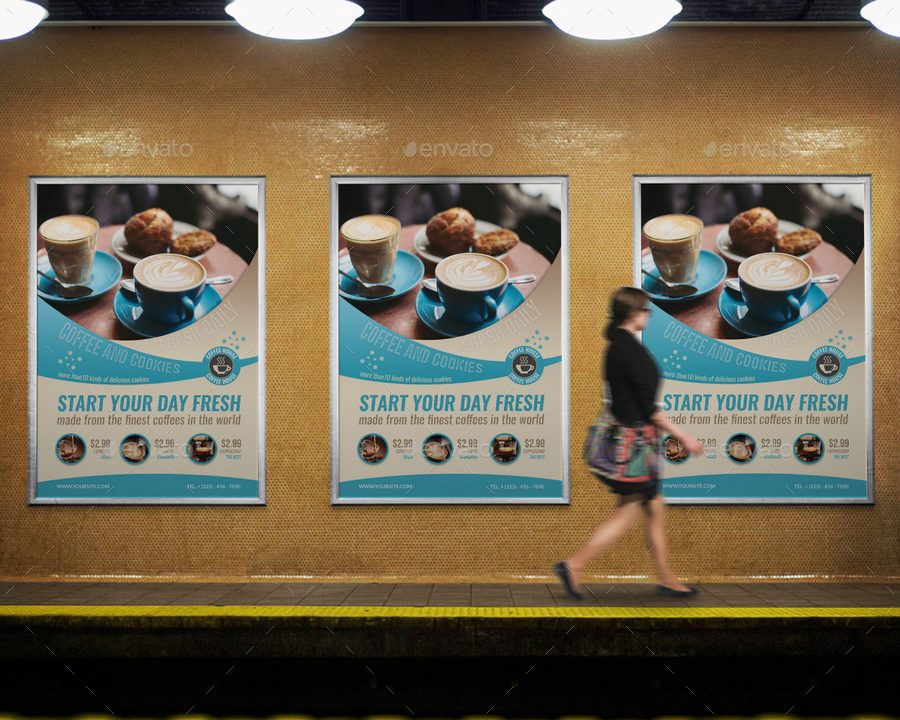 Cafe Poster Template Vol.3, Print Templates | GraphicRiver