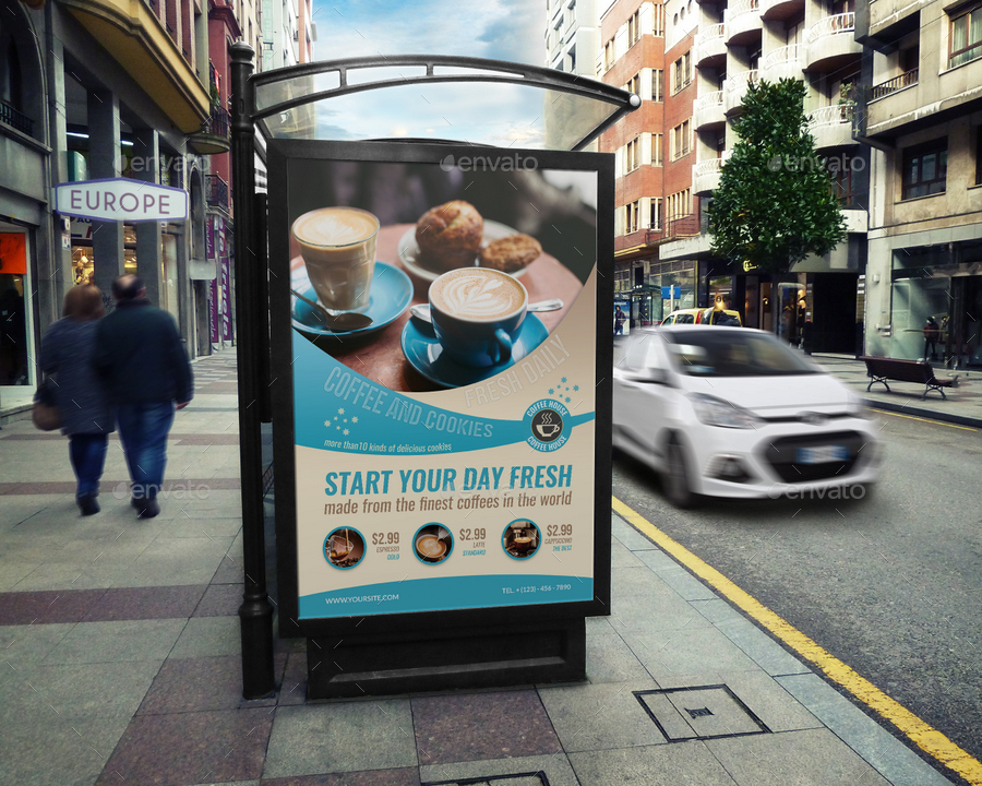 Cafe Poster Template Vol.3, Print Templates | GraphicRiver