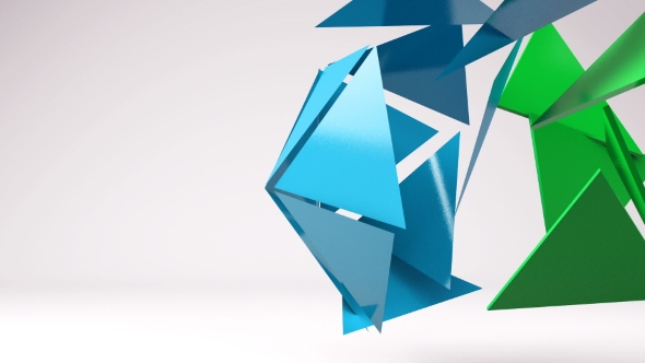 Motion Graphics of 3d Abstract Geometric Shape Transformation ...