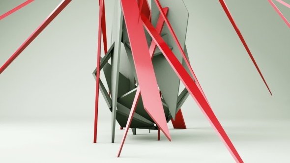Motion Graphics of 3d Abstract Geometric Shape Transformation ...