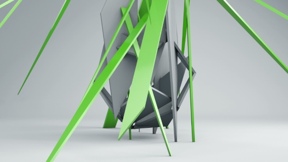 Motion Graphics of 3d Abstract Geometric Shape Transformation ...