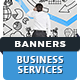 Business Services Banners, Web Elements | GraphicRiver