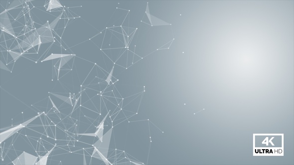Low Poly Plexus Network Background White V1, Motion Graphics | VideoHive