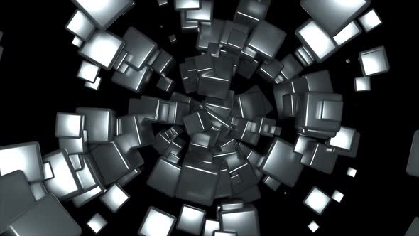Radial Cubes, Motion Graphics | VideoHive