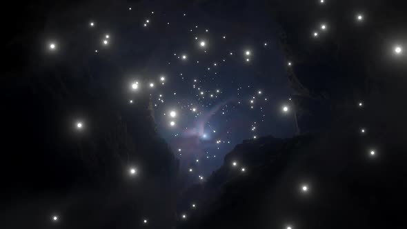 Mysterious Light Up Underwater Caves Adventure 01 HD, Motion Graphics