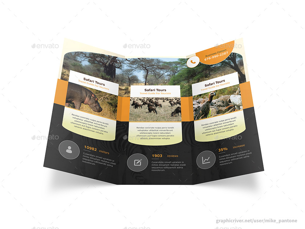 Africa Adventure Print Bundle, Print Templates | GraphicRiver
