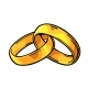 Wedding Rings Vintage Black Vector Engraving, Vectors | GraphicRiver