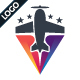 Colorful Flight Logo Template, Logo Templates | GraphicRiver
