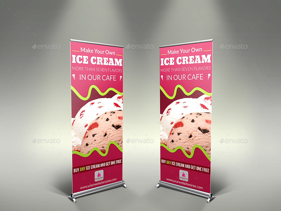 Ice Cream Advertising Bundle, Print Templates | GraphicRiver