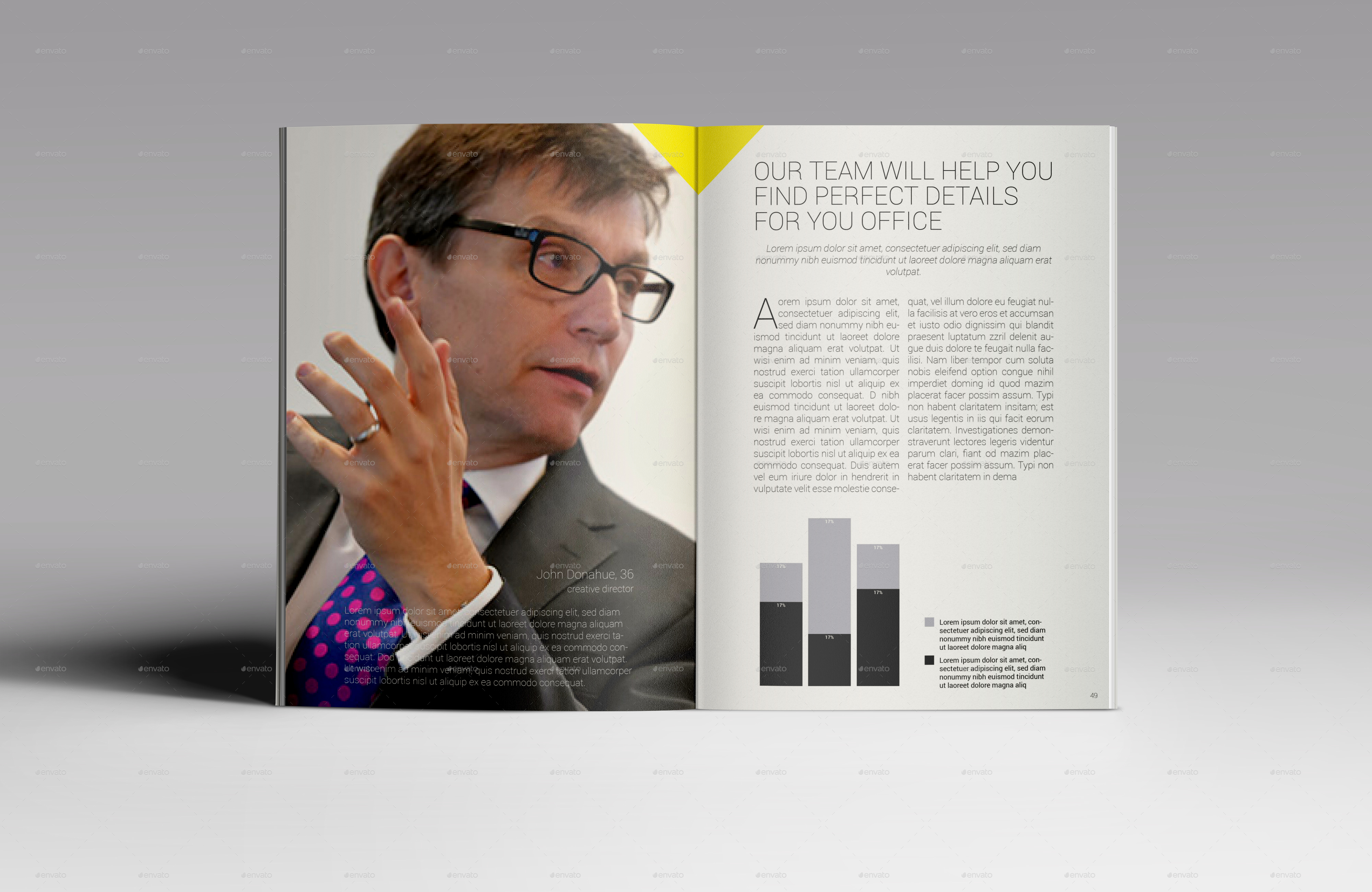 Business Shape Magazine, Print Templates | GraphicRiver