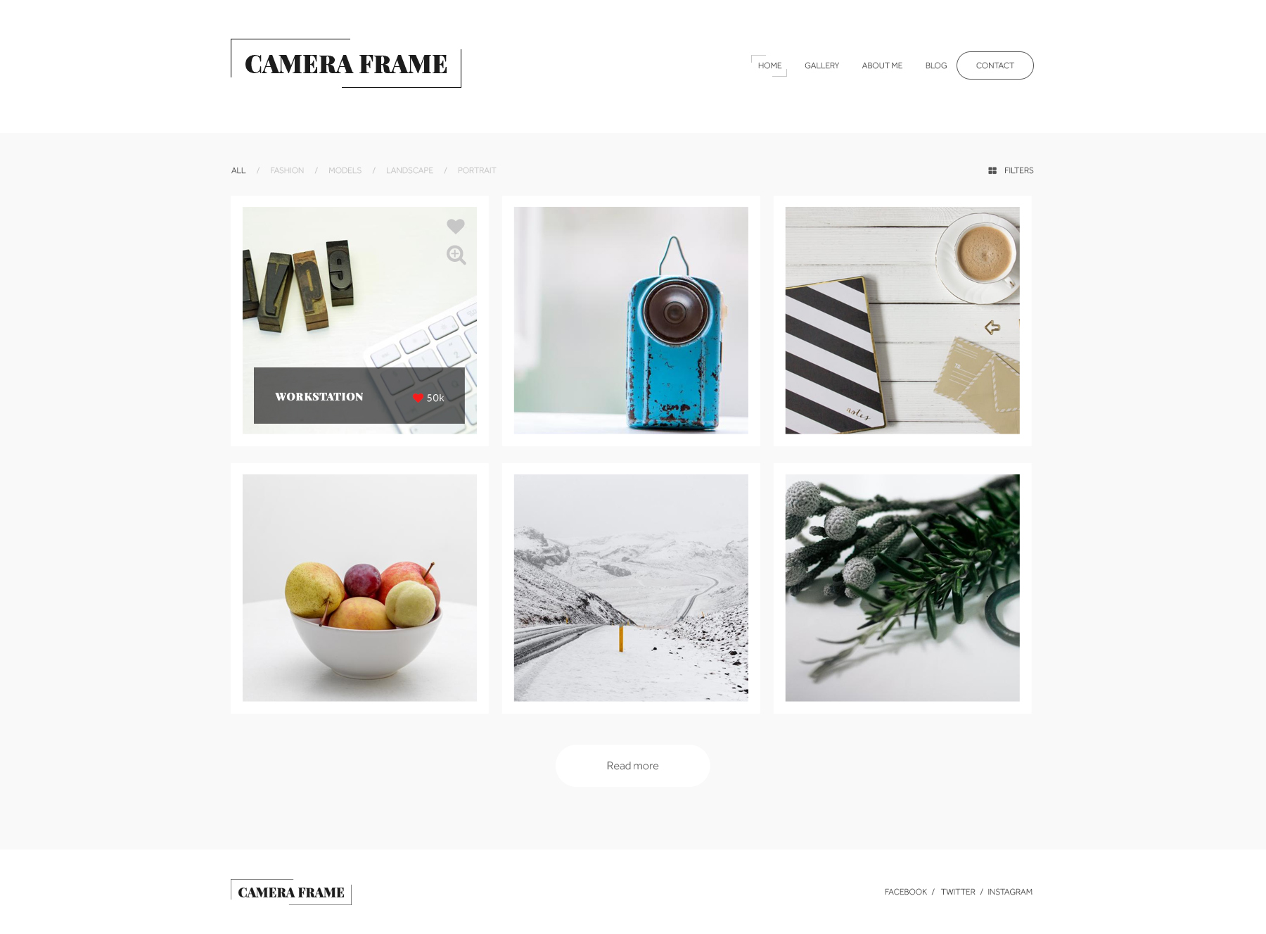 Camera Frame PSD Templates by inksstudio | ThemeForest