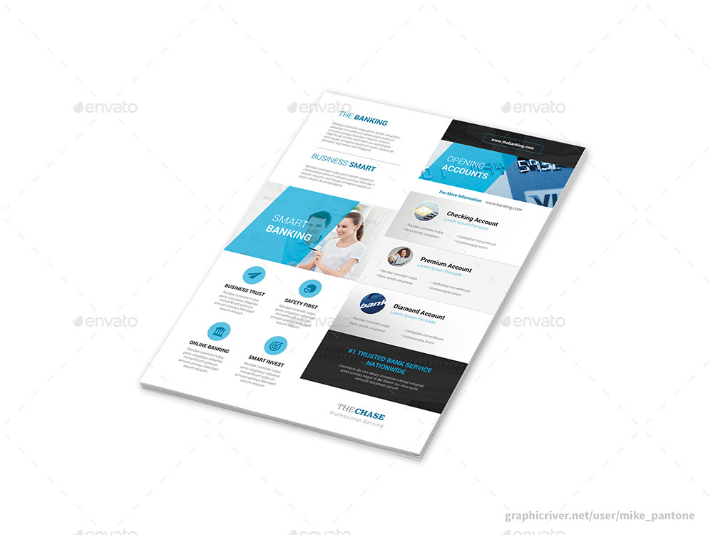 Banking Print Bundle, Print Templates | GraphicRiver
