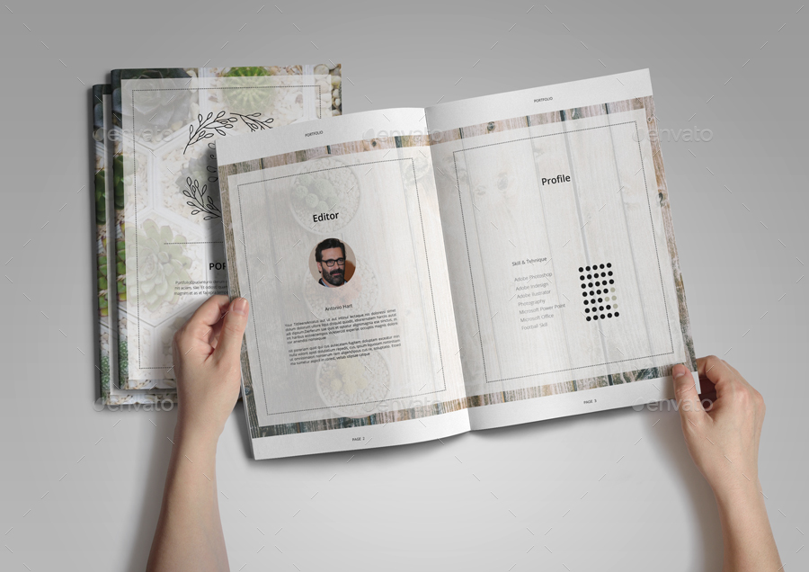 Multipurpose Portfolio / Catalogue Template Vol.III by Tiempo_Co ...