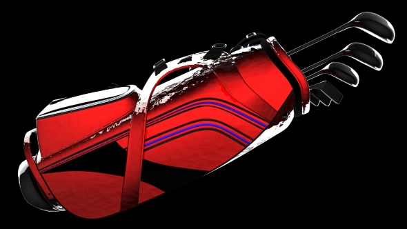 Golf Putter in Golf Bag, Motion Graphics | VideoHive