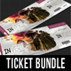 3 in 1 Special Party Event Ticket Bundle V04, Print Templates ...